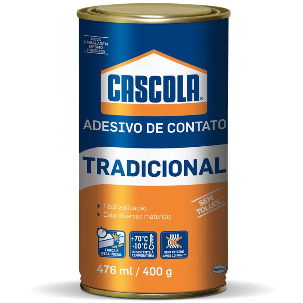Cola de Contato s/ Toluol 400g Cascola Henkel