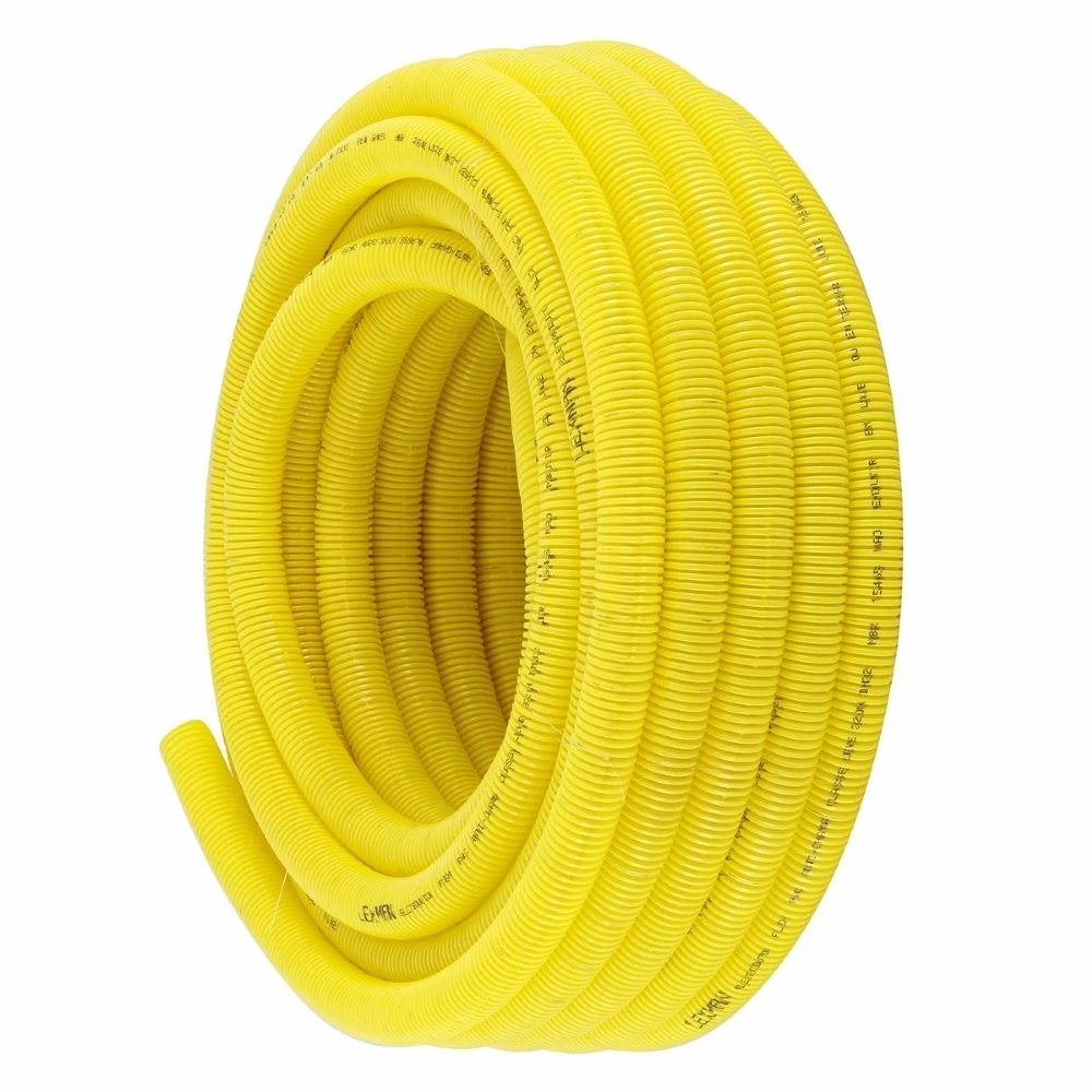 Conduíte Corrugado Amarelo 3/4" x 50mts - Adtex | Casa Nova